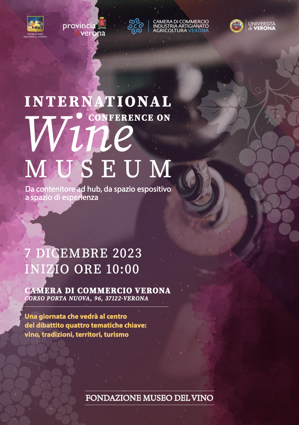 The first international conference on Wine Museum in Verona - Itervitis